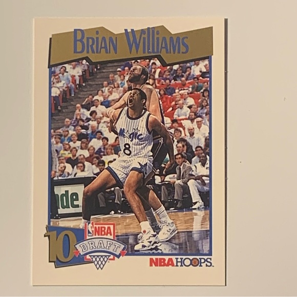 NBA HOOPS | Toys | 991 Nba Hoops Orlando Magic Brian Williams 555 ...